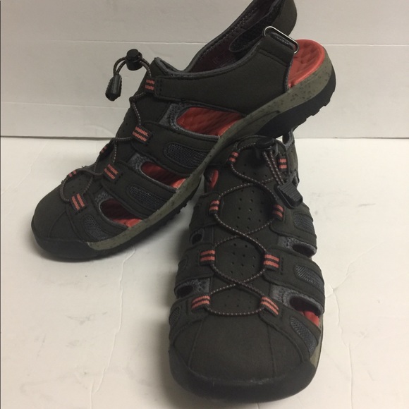 Shoes | Clarkswomens Gray Water Hiking Sandals Sz 9m | Poshmark